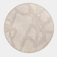 Marble Round Wool Rug